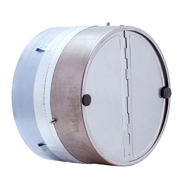 差込型 逆風防止付防火ダンパー 内フューズ式特長：■特徴・外風が室内に吹き込むことを防ぎます。製品仕様（金網付項目抜き）材質CD: SUS304FD: 鋼板温度フューズ標準72℃オプション: 120℃・180℃