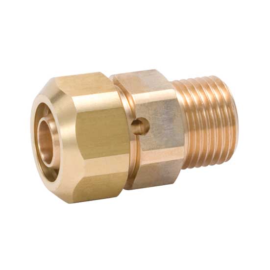 樹脂管用メカニカル式継手、オスアダプター平行ネジタイプです。専用工具が必要なく、誰でも簡単に施工できます。挿入確認窓でパイプが奥まで挿入されたことが確認できます。ナット端面よりチャックリングが露出すること、ナットが本体に当たることで施工完了...