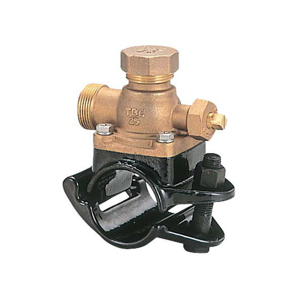 ボール式サドル付分水栓ビニル・鋼管兼用千葉県水形です。水道本管を断水することなく給水管分岐工事が行えます。商品コード44520300品番50X25 VP*商品名千葉県水サドル 水検呼び径(mm)50×25適合管サイズ50価格(円)23410...