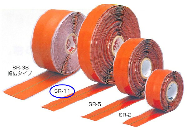 商品サイズ：幅25x長さ11000mm適用径：50A以下材質：シリコンラバー耐圧力：圧力に応じて重ね巻き（約10kg/cm2）引張強度：7.0Mpa耐熱温度：-50〜200℃伸び率：440％JAN：4560361000126