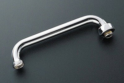 メーカー希望小売価格はメーカーカタログに基づいて掲載していますT131S13型用自在スパウト220mm（袋ナットスパウト先端ねじW22山20付き）90×30×350（接続ねじW26山20）■使用対象商品(　)は旧形（T20AB）、（T20A...
