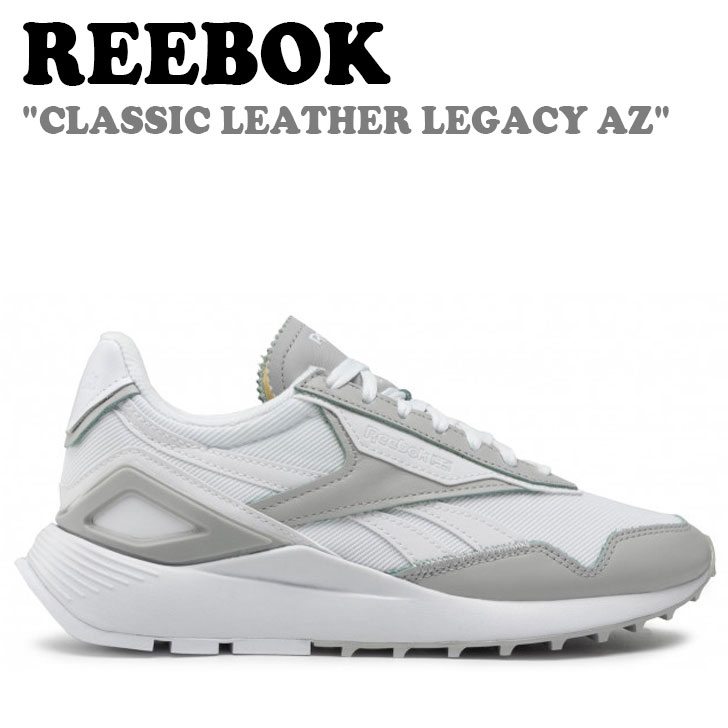 リーボック スニーカー REEBOK メンズ レディース Classic Leather Legacy AZ クラシック レザー レガシー AZ WHITE ホワイト GW3107 シューズ 手触りから違う素材にもこだわったReebok C...