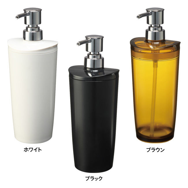 「ガラス」「陶器」「石」をプラスチックで表現した「洗面小物」のシリーズです。ナチュラルな素材感とプラスチックの機能性を融合させました。口が広いので詰め替えが簡単なディスペンサーです。詰め替えパック400mlの1.5倍！　約600ml入る大容...