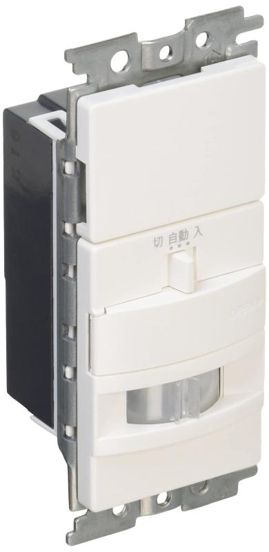 TOSHIBA(東芝) WIDEi 人感スイッチ 親器・4線式 ニューホワイト WDG8041色:ニューホワイト接続子器:WDG80411、NDG18212(WW)、 NDG18611、WDG88716東芝ライテック人感スイッチ屋内壁取付形...