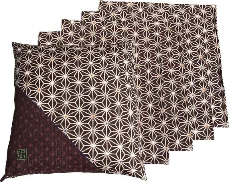 座布団カバー 55 59 5枚セット カスリA レッド 日本製 55x59 セットサイズ約 55x59 cm生地組成綿100%原産国日本