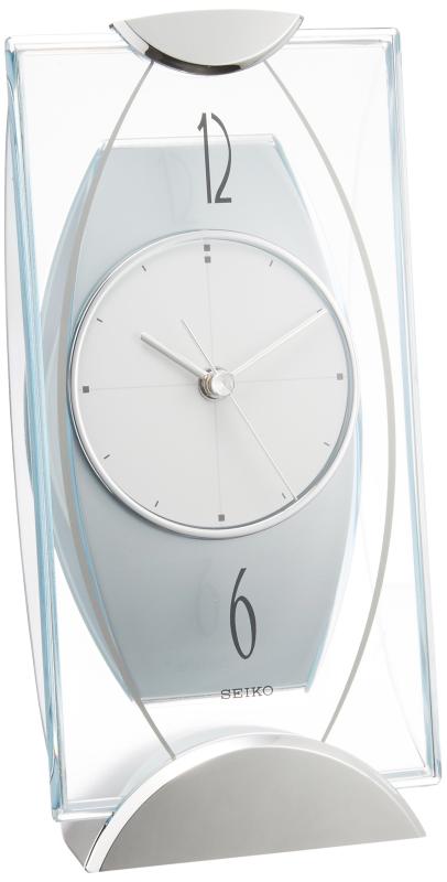 セイコー クロック 置き時計 アナログ 銀色 メタリック BZ334S SEIKO238×119×92mm一般クオーツ付属品:電池(単3マンガン電池×1)