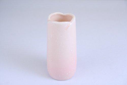 シンプルスタイル佛具 やわらぎ線香差（さくら色）寸法:約高8.4×巾3.8cm 陶器