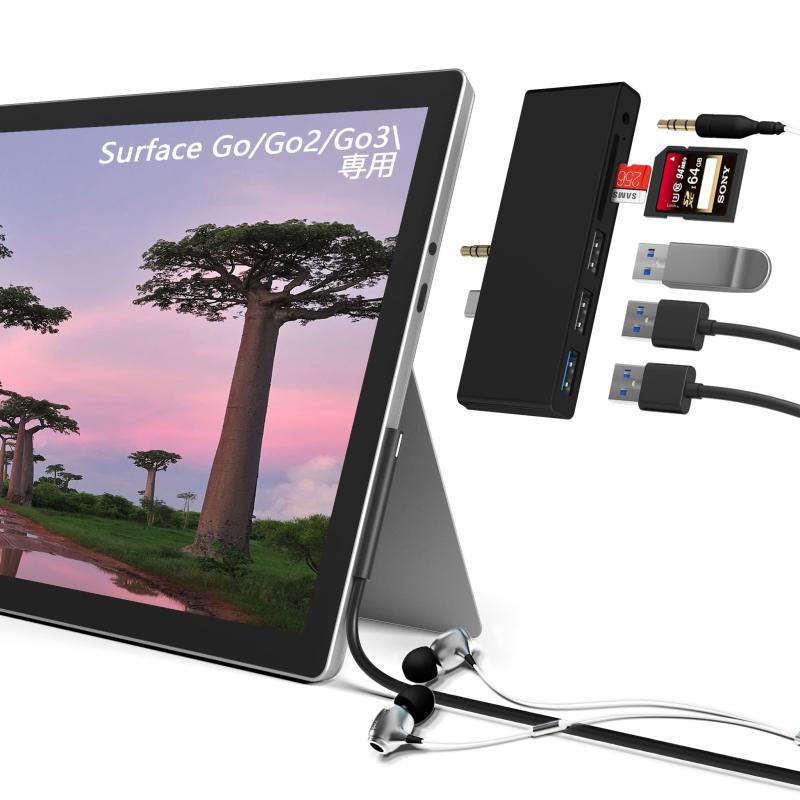 Surface Go/Surface Go2/Surface Go3 専用 USB ハブ