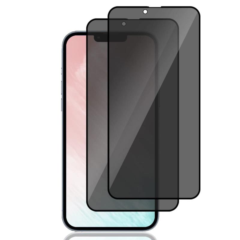 2枚セットiPhone 14 plus ガラスフィルム 覗き見防止 プライバシーフィルム 6.7インチ 強化ガラス 液晶保護フィルム 貼り付け簡単 疲れ目軽減 浮きなし 気泡レス 指紋防止 飛散防止 iPhone14 p