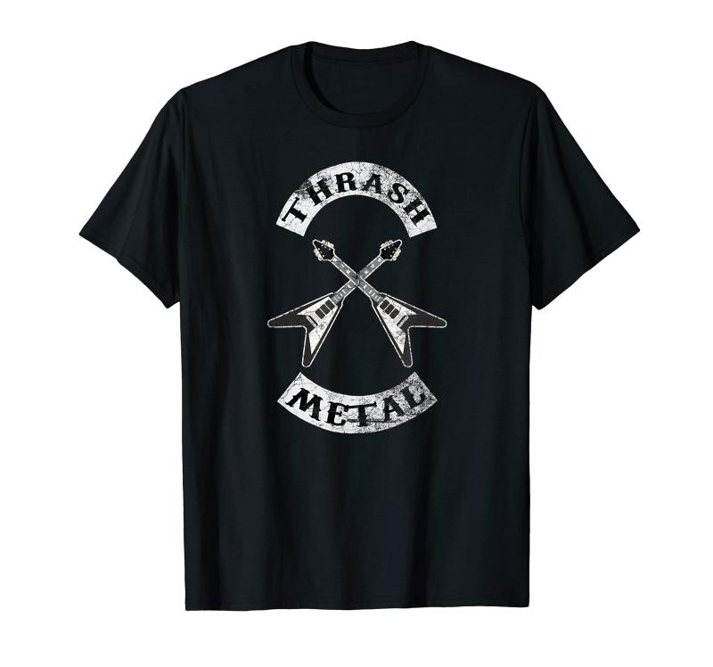 THRASHMETAL THRASH DEATH メタルソロヘビーメタルコア Tシャツヴィンテージレトロデザイン:高速、ハード、大音量。 THRASHMETAL THRASH DEATH METAL DESIGN コンサート、City Of...