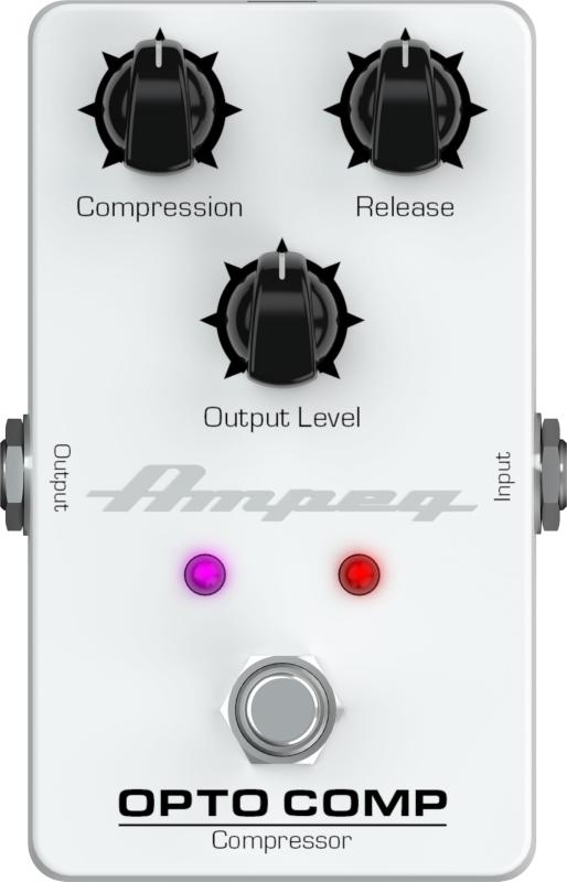 AMPEG エフェクター OPTO COMPスムースなビンテージ・スタイルのコンプレッションを提供コンプレッション／リリース・コントロールで完璧な音作りが可能サスティンを最大化し、強いコンプレッションを補正できるアウトプット・コントロールト...