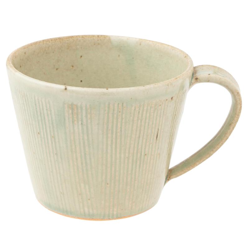 丸伊製陶 信楽焼 へちもん マグカップ 大きめ 容量約380ml 白ビードロ アイボリー 3-4445商品サイズ:約12.5×10×8cm商品重量:0.23kg容量:約380ml素材:陶器手作りのため、サイズ・重量・容量の表記に対して±20...