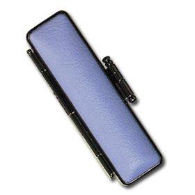 STカラーケースソフト牛 マリンブルー 13.5mm/15.0mm 印章ケース 印鑑ケースST(安全)ケース － Safety Case －<br> 肉池フタはパール調に仕上げています。<br> 背パイプはST安全加...