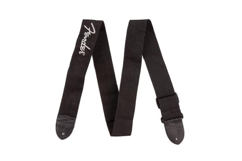 フェンダー ストラップ 2" BLK POLY STRAP,RED FER