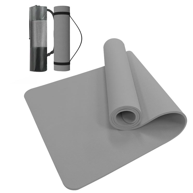 ヨガマット TPE高級素材 183×61×0.8cm 厚め トレーニングマット 滑り止め ストレッチマット 環境に配慮 軽量 筋トレマット 耐摩耗 幅広 ピラティス/ヨガ/ホットヨガ/ストレッチ/マッサー