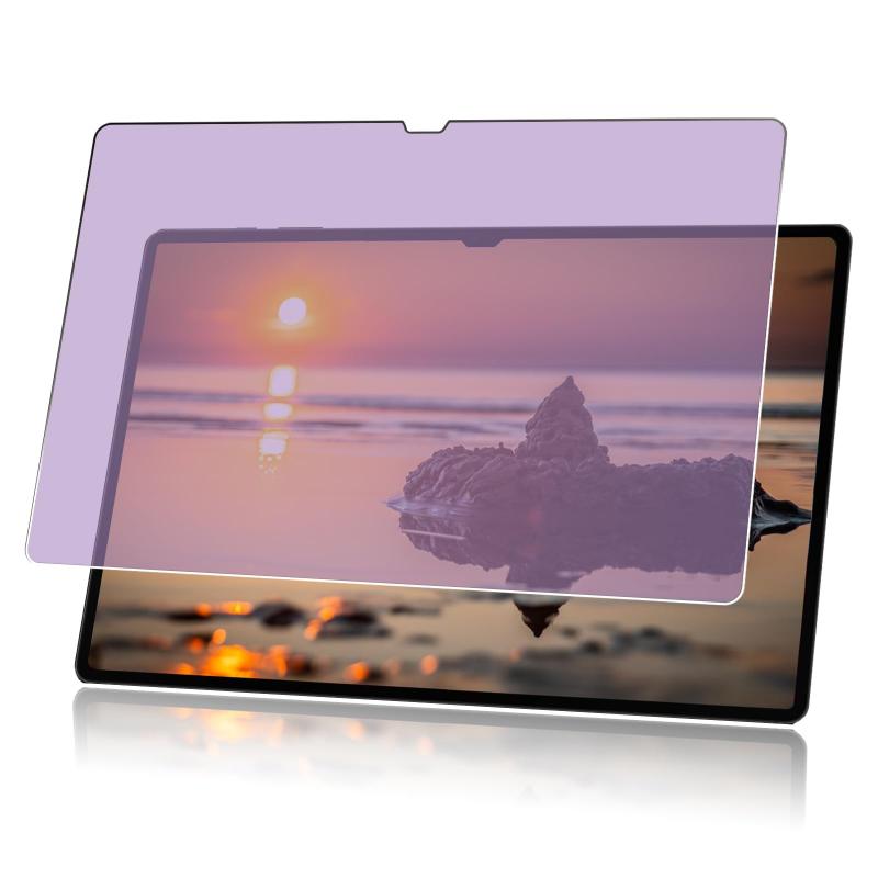 1枚セットFOR Galaxy Tab S9 Ultra 14.6インチ 用のブルーライトカット ガラスフィルム ブルーライトカット強化ガラス 目の疲れ軽減 保護フィルムFOR Galaxy Tab S9 Ultra 14.6インチ 用の日本製旭