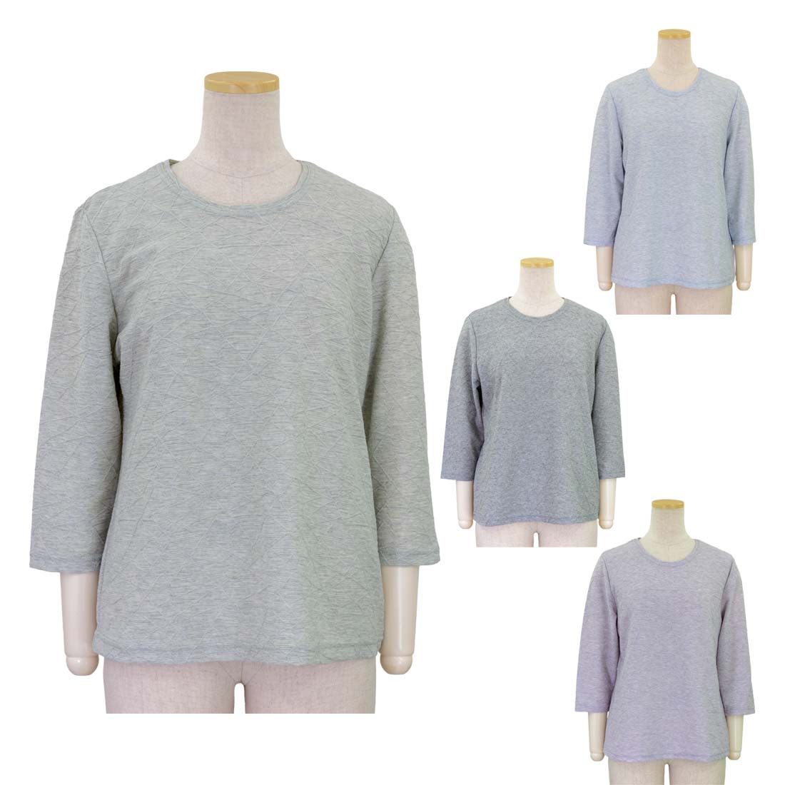 7分袖 フクレジャガード カットソー Tシャツ 日本製 春夏 トップス シニアファッション シニア 婦人 レディース 70代 80代 90代 ギフト婦人服 高齢者 服装 おしゃれ おばあちゃん おすすめ 通販 介護 施設 名入れシニアの方々...