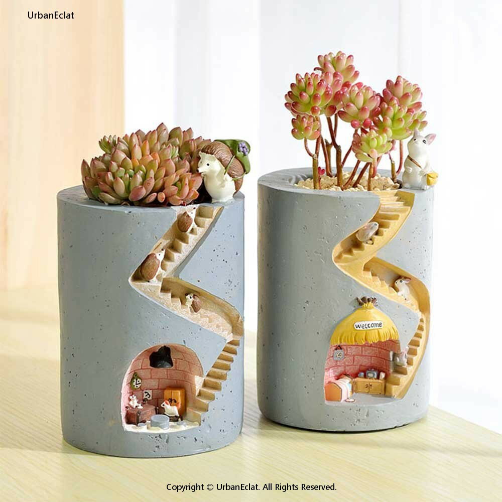 【インテリア性】玄関の置物や棚に飾って楽しい空間が演出できます。【独特性】好みの材料で表面を覆い、インテリア性をアップ。自分好みにカスタマイズできるのも魅力のひとつです。【穴なしプランター】無菌?無臭のため室内で育てるときに衛生的です。ご注...