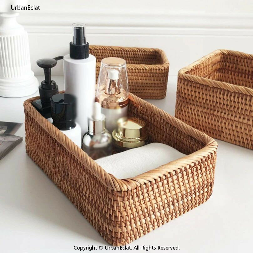 メイン素材：くさき◆【セット内容】 S*1=20*14*7cm*1個 S*2=20*14*7cm*2個 S*3=20*14*7cm*3個 M*1=25*17*8cm*1個 M*2=25*17*8cm*2個 M*3=25*17*8cm*3個 ...