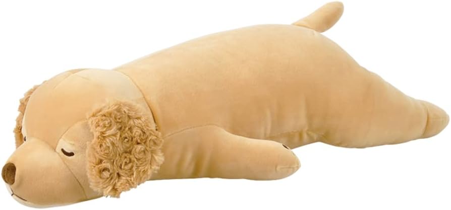 スタイル：ゴールデンレトリーバーのソラ◆商品名：LIV HEART 抱　き　枕 プレミアムねむねむアニマルズ ゴールデンレトリーバーのソラ Mサイズ(全長約56cm) ふわふわ もちもち ぬいぐるみ だきまくら プレゼント 48902-14...
