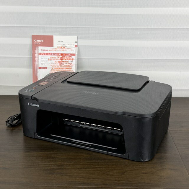 インクジェット複合機【中古】動作保証 Canon TS3730 印刷枚数わずか インクジェットプリンター ブラック 013031 商品詳細 サイズ(幅/奥行き/高さ): 約 43.5/32.7/14.5 cm ※素人寸法です。若干の誤差はご...