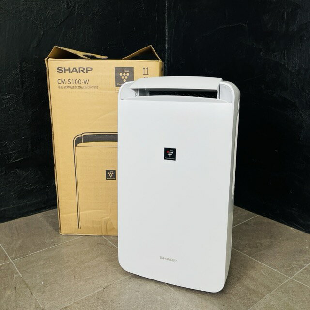 冷風 衣類乾燥 除湿機 【中古】動作保証 SHARP シャープ CM-S100-W コンパクトクール コンプレッサー式 プラズマクラスター / 70407 商品詳細 型番: CM-S100-W 製造番号: 5016880 年式: 2025 ...