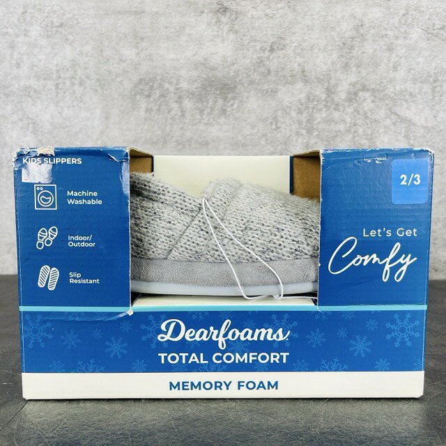 送料無料 アウトレット Dear foams キッズ もこもこ ルームシューズ 秋冬 #52129 20～21.5cm 子供用 ミディアムグレー900628在★5 商品詳細 こちら在庫がある物となります。状態ランクが同等の物を在庫としており...