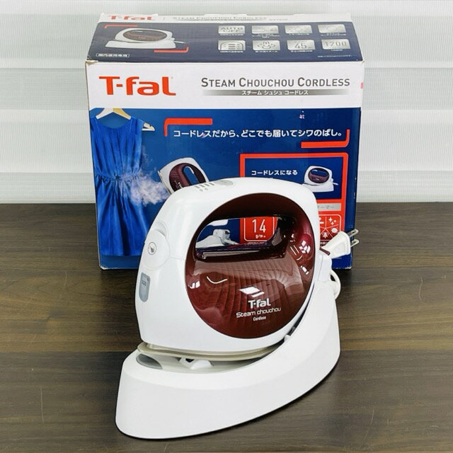美品 ティファール スチームシュシュコードレス DV7530J0 T-fal【中古】動作保証 /515844 商品詳細 型番: DV7530JO/3H 製造番号: 1830008023 付属品: 電源コード , スタンド サイズ(幅/奥行き...