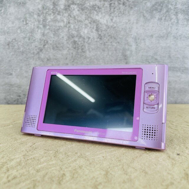 Panasonic VIERA SV-ME550 ポータブルワンセグテレビ ピンク 【中古】動作保証 パナソニック ビエラ アダプタ欠品/516283 商品詳細 型番: SV-ME550 サイズ(幅/奥行き/高さ): 約 18/2/9.5 ...