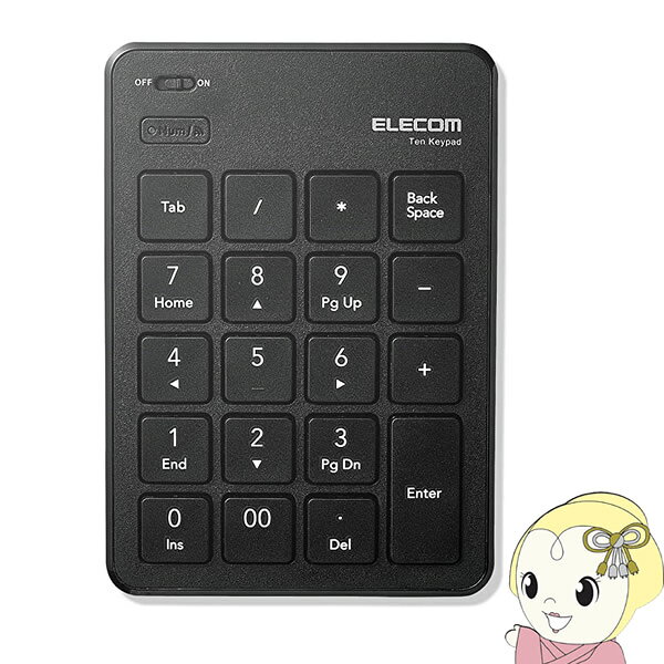 ■　ELECOM　■◆　主な特長　◆最薄部わずか6.5mmの薄型設計。USBポートを塞がずにワイヤレス接続できるBluetoothタイプで、しっかりした打ち心地のパンタグラフ方式を採用したBluetooth薄型テンキーパッド。◆　主な仕様　...