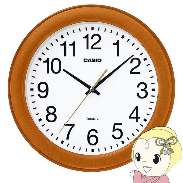 ■　CASIO(カシオ)　■木枠が温かな印象を与え、インテリアに合わせやすいシンプルデザインの壁掛け時計です。秒針は流れるように動くスムーズ秒針を採用しています。◆　主な特長　◆◆　主な仕様　◆■ケースサイズ（縦×横×厚さ）295 × 29...