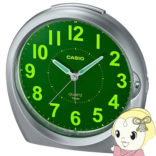 ■　CASIO(カシオ)　■シンプルデザインでスタンドタイプの目覚まし時計です。止めてもまた鳴るスヌーズ機能付き電子音アラームを搭載し、アラームのスイッチはON/OFFの状態が正面から確認できるデザインになっています。◆　主な特長　◆■アラ...