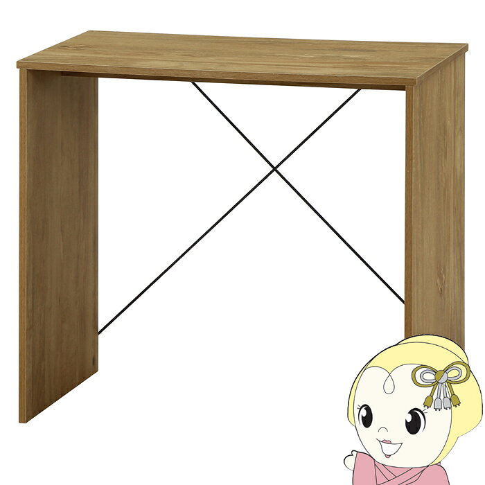 ■　不二貿易　■工具要らずで簡単組み立て！ezbo シンプルデスクEZBOワイヤーデスク OAK NA◆　主な特長　◆◆　主な仕様　◆■商品サイズ(mm)全体：幅800 × 奥行420 × 高さ720耐荷重(天板)：20kg■商品重量(kg...
