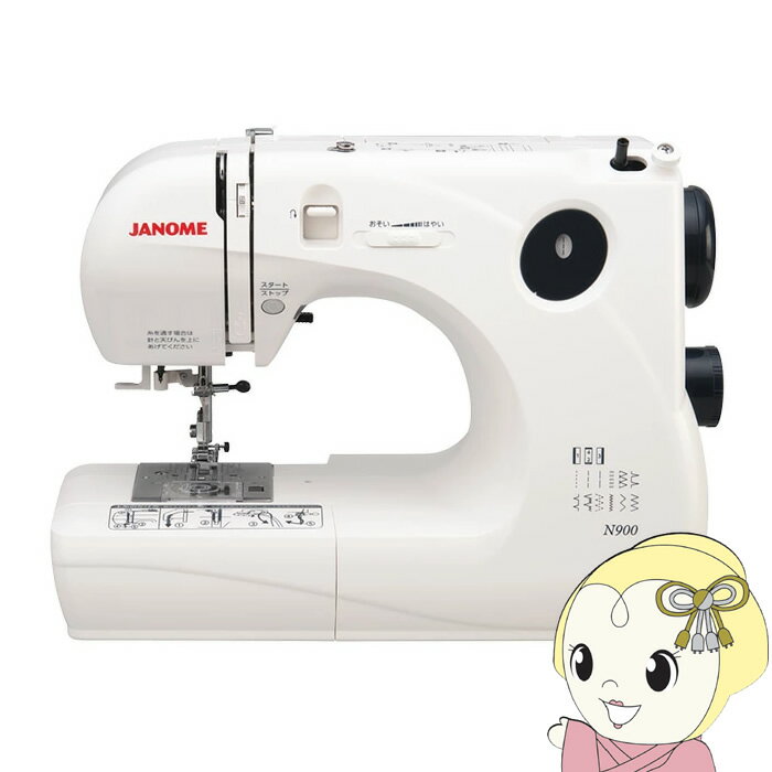 ■　JANOME(ジャノメ)　■厚物ぬいもスムーズ◆　主な特長　◆・ぬいにくい段差も、厚物ぬいもスムーズ。・ボビンケースのいらない水平全回転カマ。・糸通し器で針穴への糸通しがスピーディ。・デニムのような厚地も重ねてスムーズにぬえます。・目と...