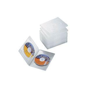 増え続けるDVDの収納に便利!軽くて割れにくいポリプロピレン樹脂製。分類に便利な背ラベル&アイコンシール付き。2枚収納、お得な10枚組。■標準の厚みで2枚収納可能。 ■分類に便利な背ラベル&アイコンシール付。 ■ワンプッシュ式で取り出しカン...