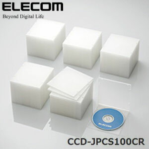 ■ エレコム ■ELECOM(エレコム) Blu-ray/DVD/CDケース（スリム/PP/1枚収納） CCD-JPCS100CR◆　主な特徴　◆◆　主な仕様　◆収容メディアBlu-ray Disc/DVD/CD収容枚数(ケース1枚あたり)...