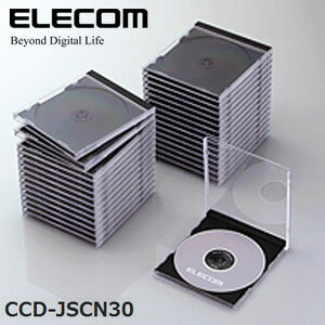■ エレコム ■ELECOM(エレコム) Blu-ray/DVD/CDケース（標準/PS/1枚収納） CCD-JSCN30BK◆　主な特徴　◆◆　主な仕様　◆収容メディアBlu-ray Disc/DVD/CD収容枚数(ケース1枚あたり)1枚...