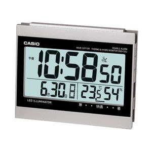 ■　カシオ　■DQD720J8JF CASIO デジタル置時計◆　主な特長　◆・電波受信機能・電波受信マーク表示(電波受信状況をマーク点灯でお知らせ)・電波受信インジケーターなど◆　主な仕様　◆精度電波受信が行われない場合は、通常のクオーツ...