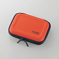 ■セミハードのEVA芯材とウレタンスポンジでポータブルHDDをしっかりガード。収納時のガタつきを抑え、開閉時に本体機器の落下を防ぐポータブルHDD専用ネットポケット付き。小物もまとめて収納できるセミハードタイプのポータブルHDDケース。［特...