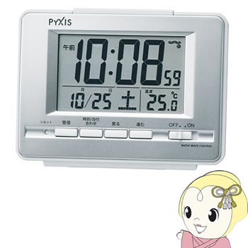 ■　SEIKO　■◆　主な特長　◆電波修正機能（40kHz/60kHz自動選局・受信OFF機能つき）電子音アラームアラームオートストップ機能（約5分間）スヌーズつきライトつきフルオートカレンダー機能温度表示◆　主な仕様　◆枠材プラスチック枠...