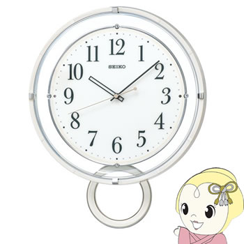 ■　SEIKO　■◆　主な特長　◆電波修正機能（40kHz/60kHz自動選局・受信OFF機能つき）ステップセコンドおやすみ秒針（光センサーによる自動秒針停止機能）◆　主な仕様　◆枠材プラスチック枠（白塗装光沢仕上げ）前面：ガラスサイズ40...