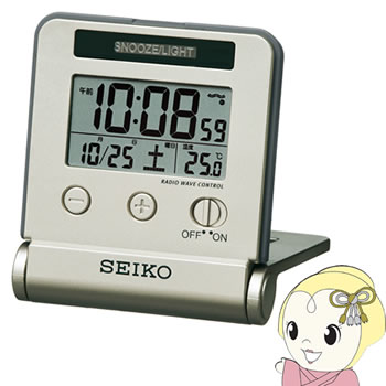 ■　SEIKO　■◆　主な特長　◆電波修正機能（40kHz/60kHz自動選局・受信OFF機能つき）アラームオートストップ機能（約5分間）アラームモニター機能スヌーズつきライトつき2099年までのフルオートカレンダー機能温度表示12時間制／...