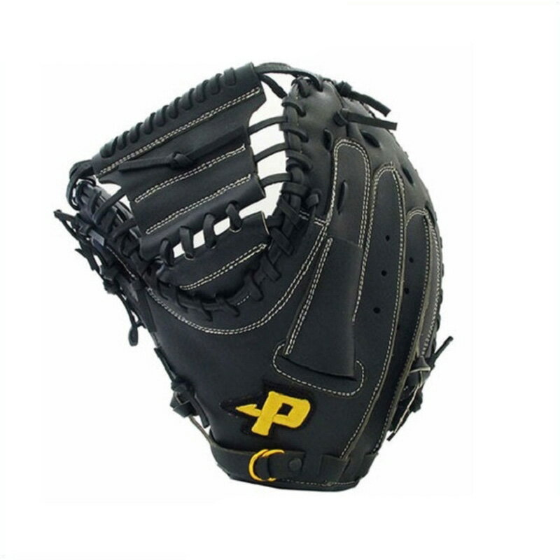 異なる素材を使用することにより超軽量の「ハイブリッドミット」が完成しました。 ホワイトのターゲットがピッチャーの制球力をアップさせるかもしれません。 品　番：PCMS-4821WRH(左用) 材　質：捕球部：天然皮革　背面：天然皮革 カラー...