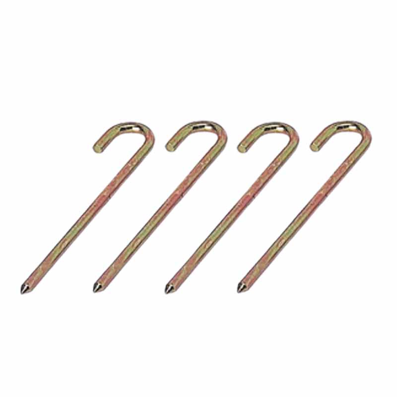 スタートマット用クイ（4本セット） 全国的に人気上昇中。空き地や公園、庭で世代をこえてナイスショット！ 文部省（現文部科学省）の生涯スポーツ推進事業の一環として、鳥取県泊村で開発されました。 ゴルフ同様全力を出す場面と集中力や調整力を発揮す...