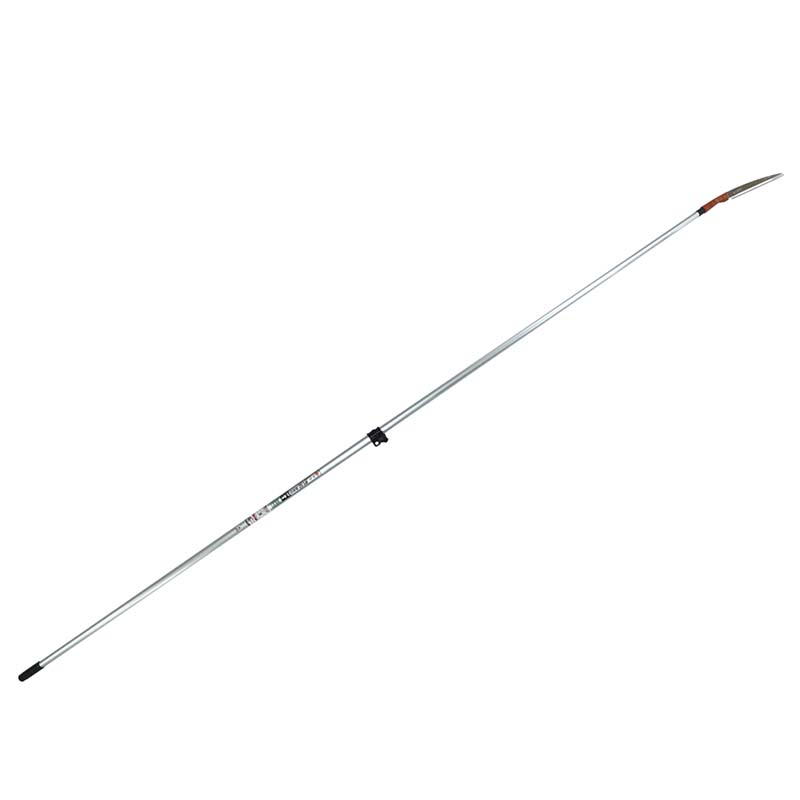 高所の枝切りをする商品です。最大で3.4mまで伸ばせます。 重量が約900グラムと非常に軽く、長時間の作業や女性にも扱いやすいです。 ポールのロック機能はダブルロックを採用しており安全にお使い頂けます。 刃先は衝撃焼入れを施し永切れします。...