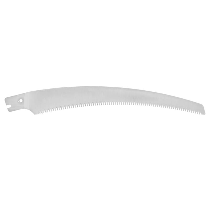 生木剪定用です。カーブ形状で食い込みが良く、パワフルに切断します。 アサリが無いので切り口が綺麗です。 刃先は衝撃焼入れを施し永切れします。 また刃全体に無電解ニッケルメッキを施しているので錆難いです。 品　番：R777 刃　長：330mm...