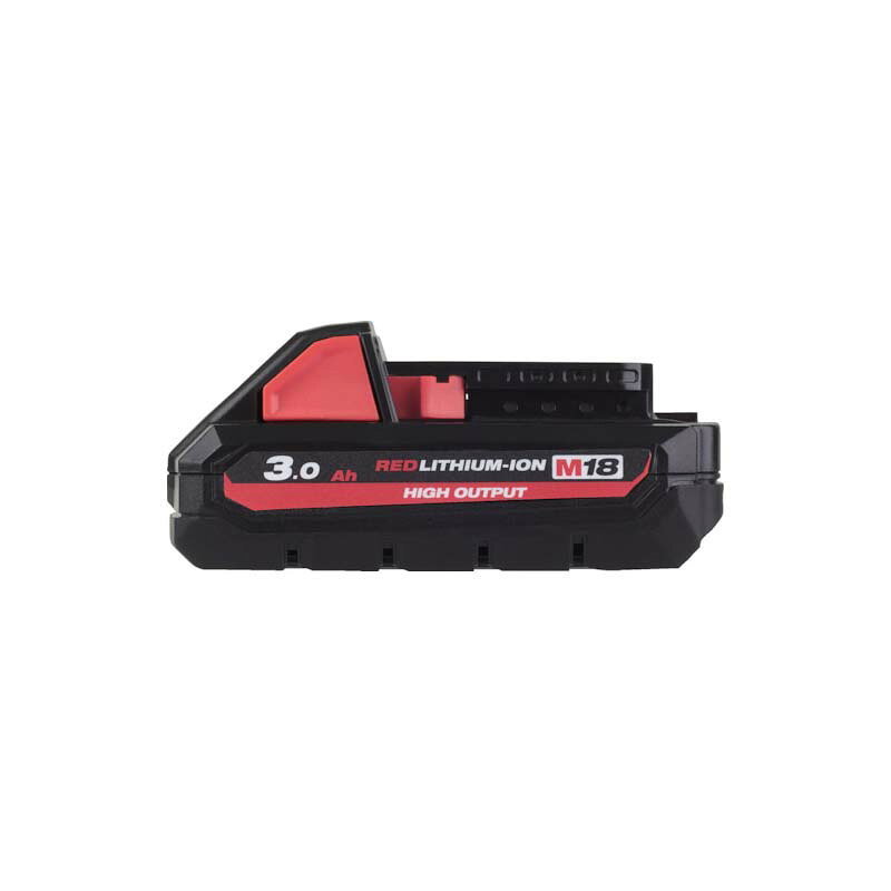 ミルウォーキーM18の商品全てに使用可能！ ミルウォーキーM18 DFC JP、M12-18FC JP、M12-18SC JP充電器に使用できます。 品　番：M18HB3JP 重　量：0.7kg 電　圧：18V 容　量：3Ah 適合機種：M...