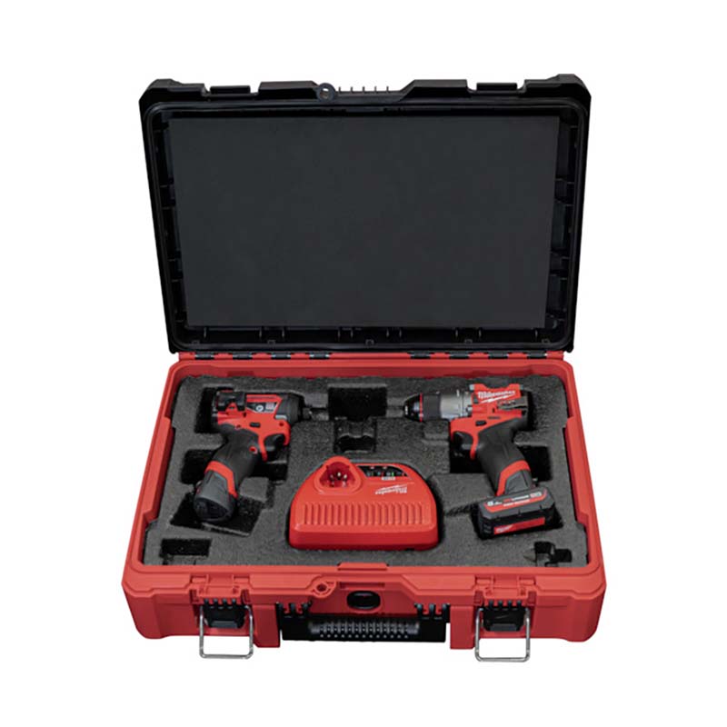 M12 FUEL 工具2種類、パワーブーストバッテリー2個、充電器1個、PACKOUTツールボックス1個がセットのパワーパックです。 品　番：M12FPP2A2-5252PJP 重　量：5.7kg セット内容：M12 FUEL インパクトド...