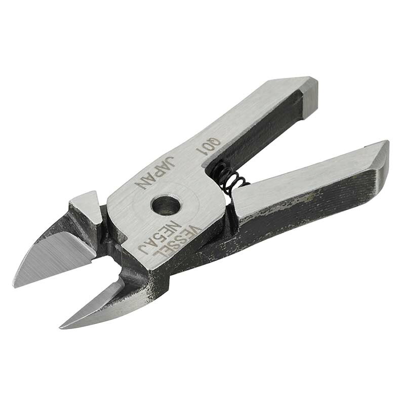 ※こちらの商品はブレードのみとなります。本体は別売となります。 刃先が傾いていない直立ブレード。 ゲートに対して直角に当てることができる。 品　番：NE5AJ サイズ：a：24mm　b：7mm　c：3.5mm　d：12mm　e：6mm　L：...