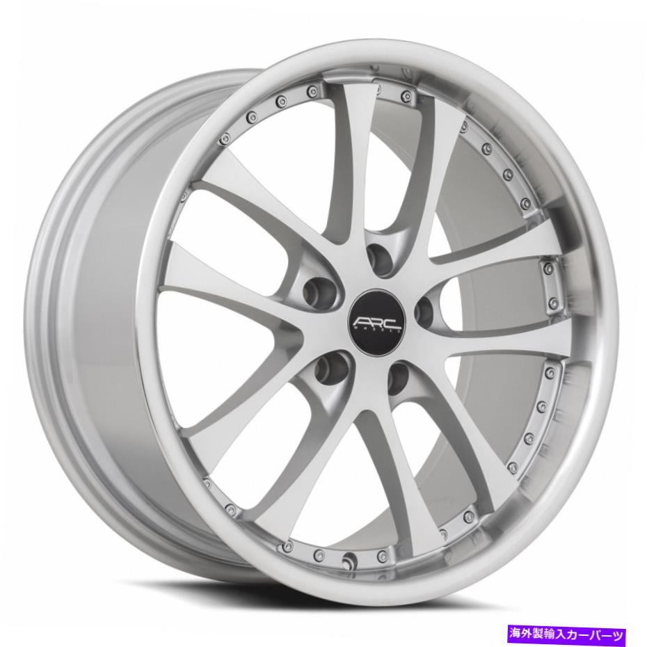ARC AR5 18x8.5 5x120 35 Silver Machined Wheels(4) 73.1 18" inch Rimsカテゴリホイール　4本セット状態新品メーカー車種発送詳細全国一律 送料無料 （※北海道、沖縄、離島は省く...
